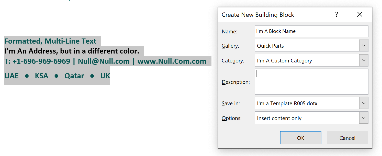 How to Use Template-Specific Building Block Content Controls for ...