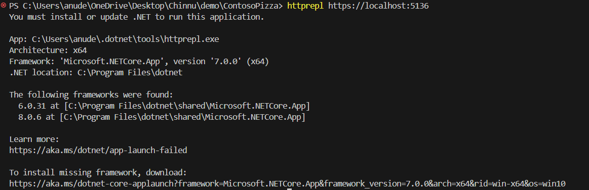 How To Connect To Our Web Api By Running The Following Command Repl Localhost Port