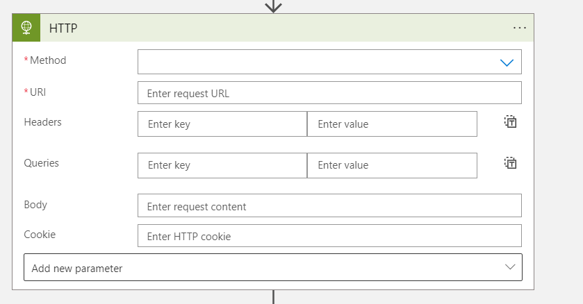 How to pass proxies parameter in HTTP action of azure logic app to send request to external APIs ...