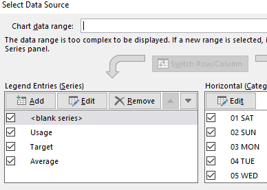 excel legend sequence - Microsoft Q&A