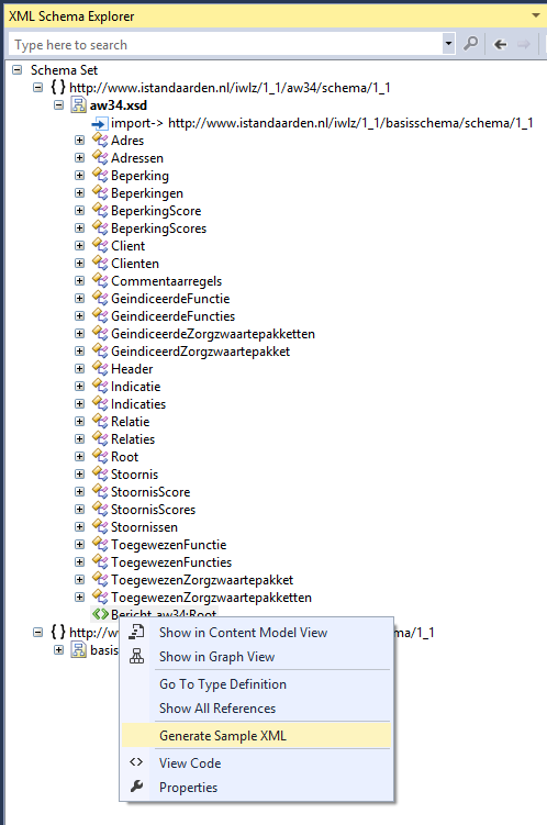 XML Schema explorer error: Startindex cannot be less than zero. Now ... XML Schema explorer error: Startindex cannot be less than zero. Now ...