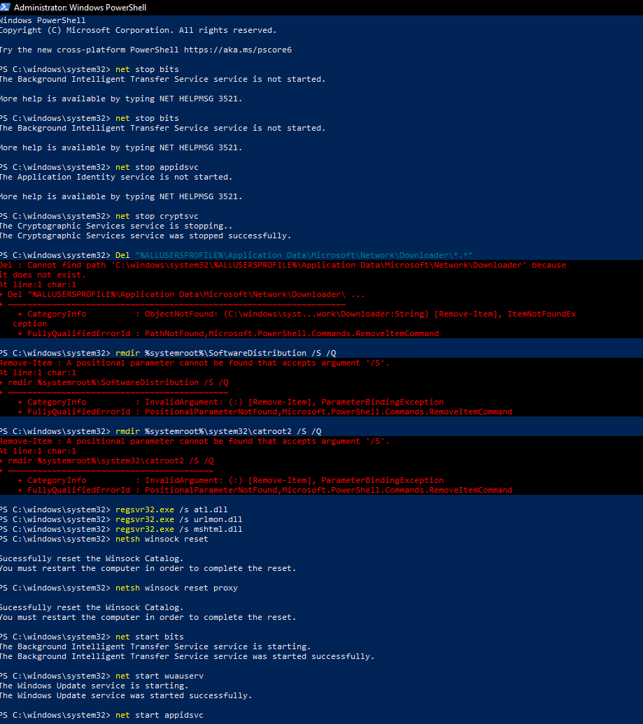 Windows update error 0x800703e6 + DISM ERROR 998 + SFC scan fail - Microsoft Q&A