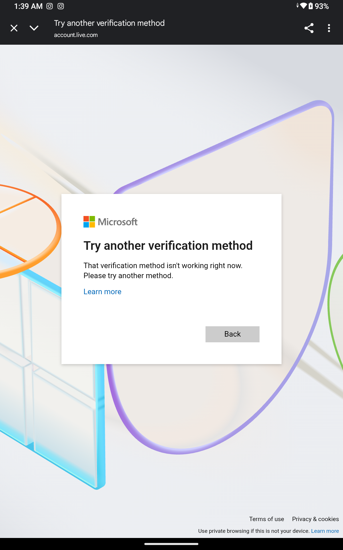 Trying to login my microsoft account but its locked - Microsoft Q&A