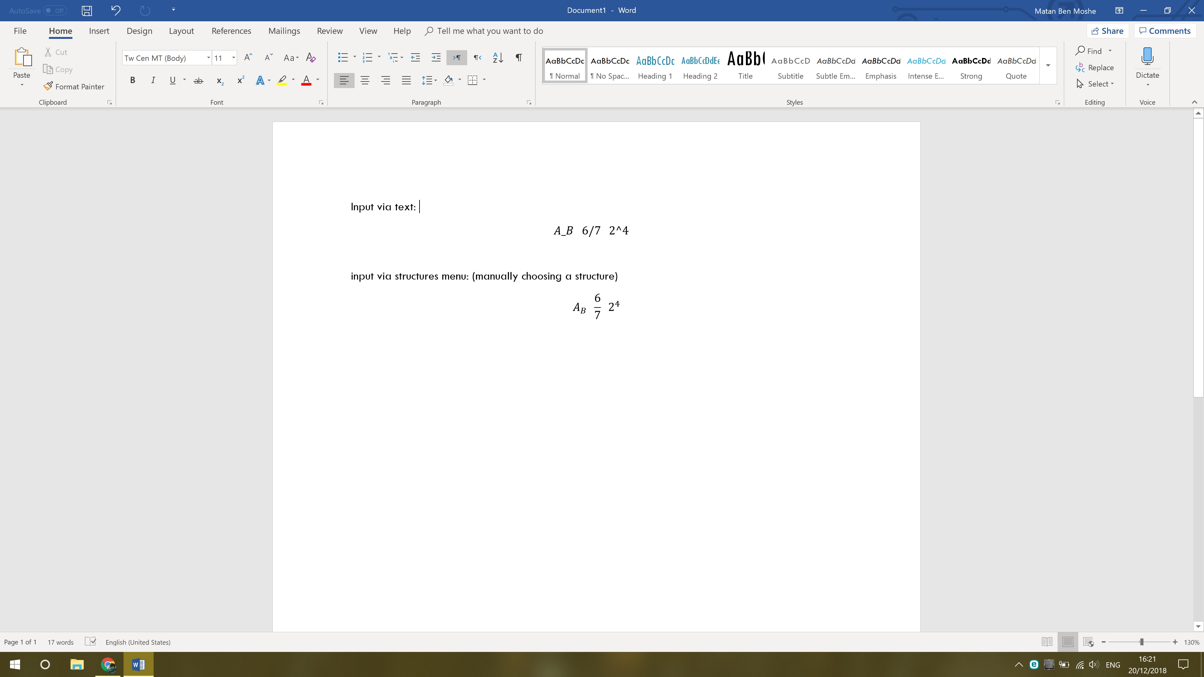 Equation conversion in Word stopped working - Microsoft Q&A