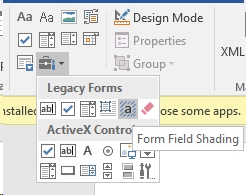 Creating a Fillable Form in Word - Microsoft Q&A