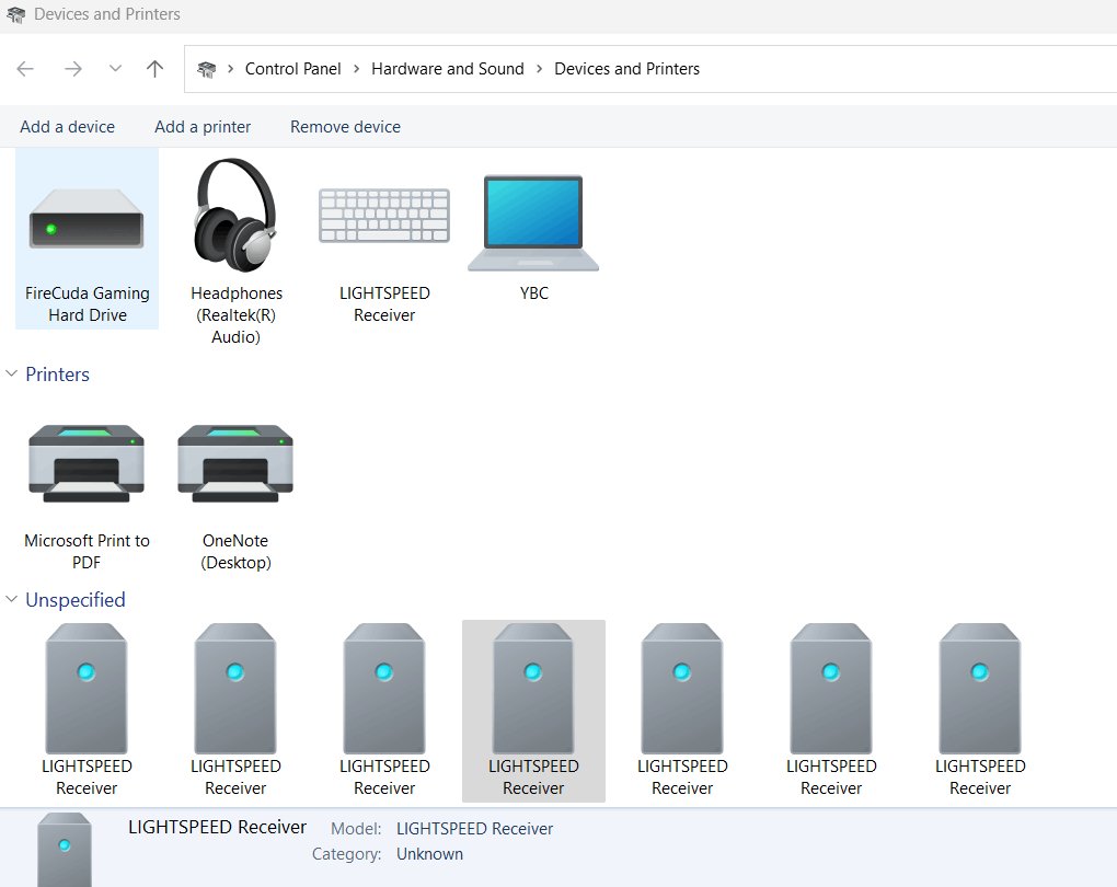 How to fix mouse drag and prevent duplicate receivers from showing in Settings>Devices ...
