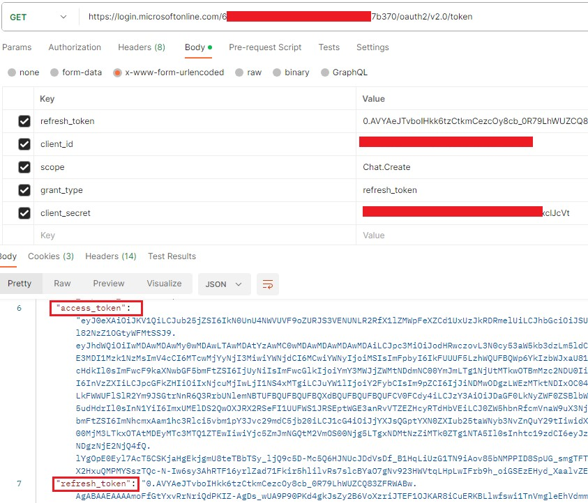 I am not getting refresh token along with access token from v2 ...