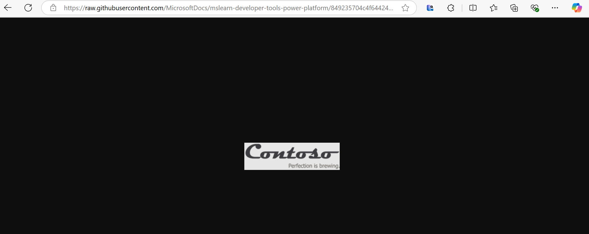 the image link is not useful in 'Create a machine ordering Power Apps canvas app - Online ...