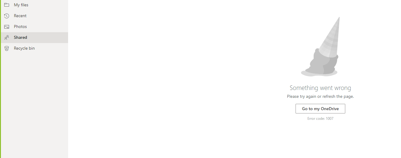 Office Error Code 1007 - Microsoft Q&A