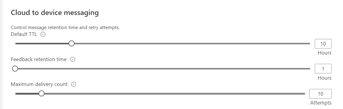 Messages in C2D messages queued dissapears after coule of hours - Microsoft Q&A