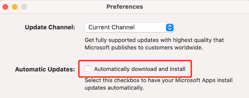 Disable MS Office autoupdate completely in MacOS - Microsoft Q&A