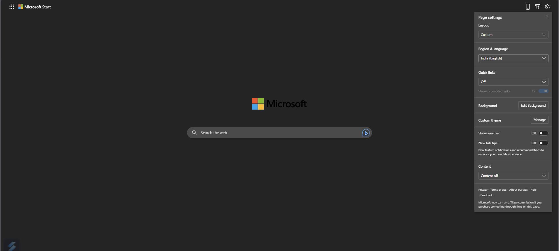 How to get rid of all the CLUTTER on MS Edge on opening? - Microsoft Q&A