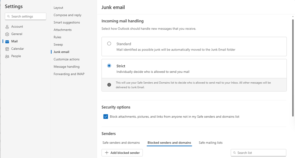 Many spam and phishing emails directly into my IN box. - Microsoft Q&A