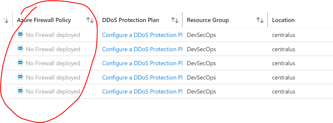 Azure Firewall Manager GUI peered vnet icon - Microsoft Q&A
