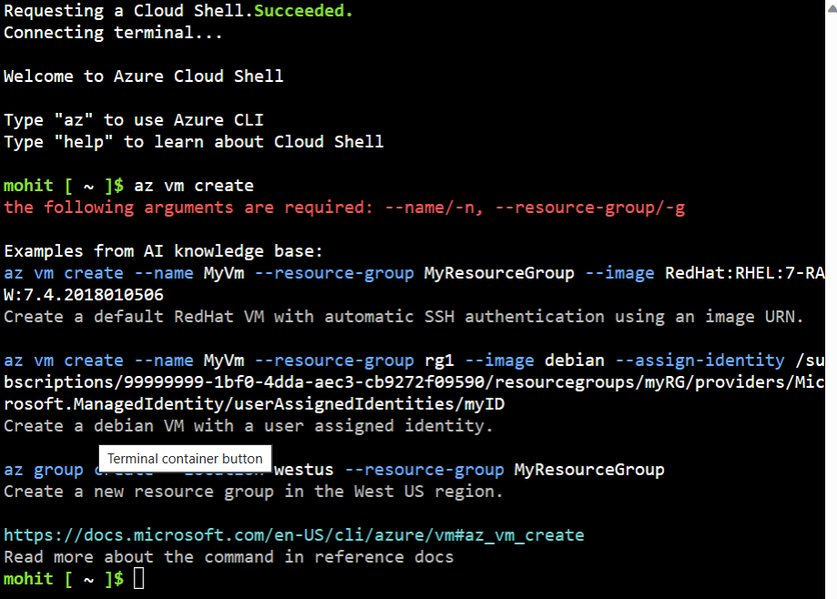 Exercise - Create an Azure virtual machine - Microsoft Q&A