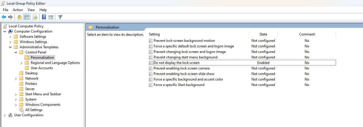 Can Admin Enforce Screen Lock on Windows 11 Pro and Restrict Users from ...