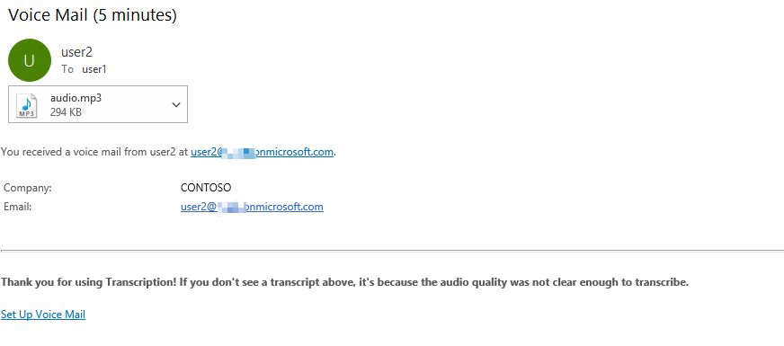 How to get a sample Outlook Voice Message - Microsoft Q&A
