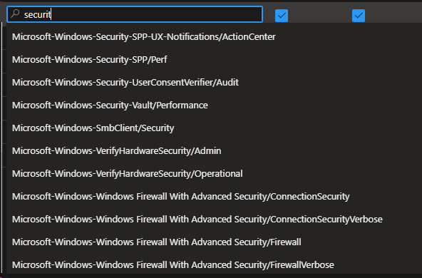 Monitoring Agent: On-Prem server Windows Security Logs lookup ...