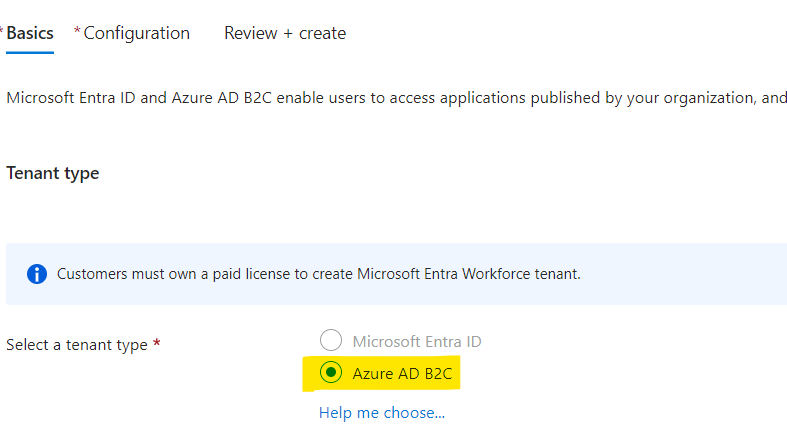 Cannot assign application to user flow in External (B2C) Tenant - Microsoft Q&A