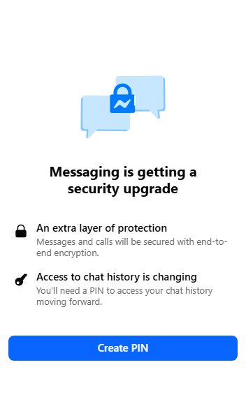 Why does Messenger want my pin? - Microsoft Q&A