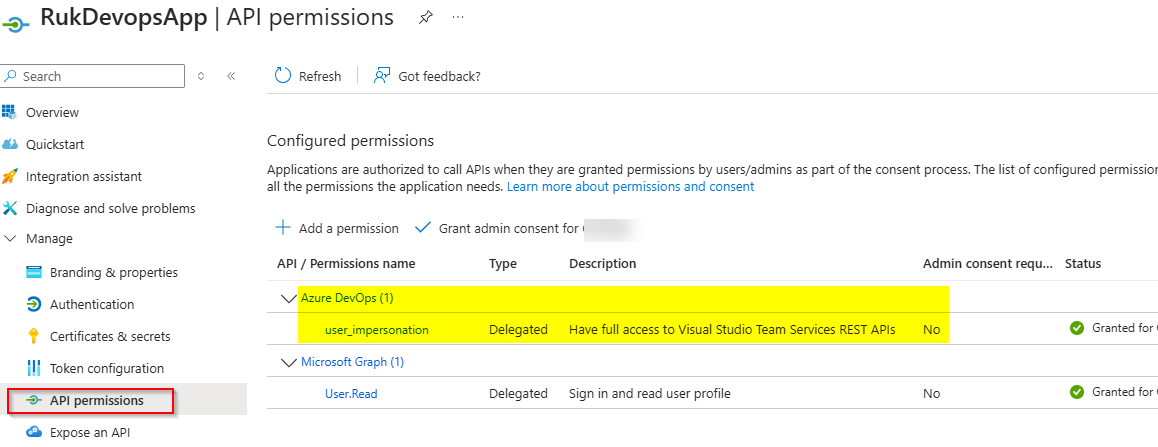 Unable to list Azure DevOps Organization by Azure DevOps REST API using ... Unable to list Azure DevOps Organization by Azure DevOps REST API using ...