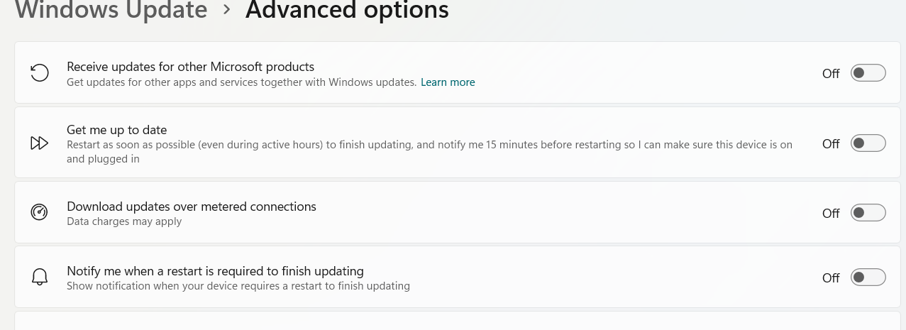 Turn off windows update notifications - Microsoft Q&A