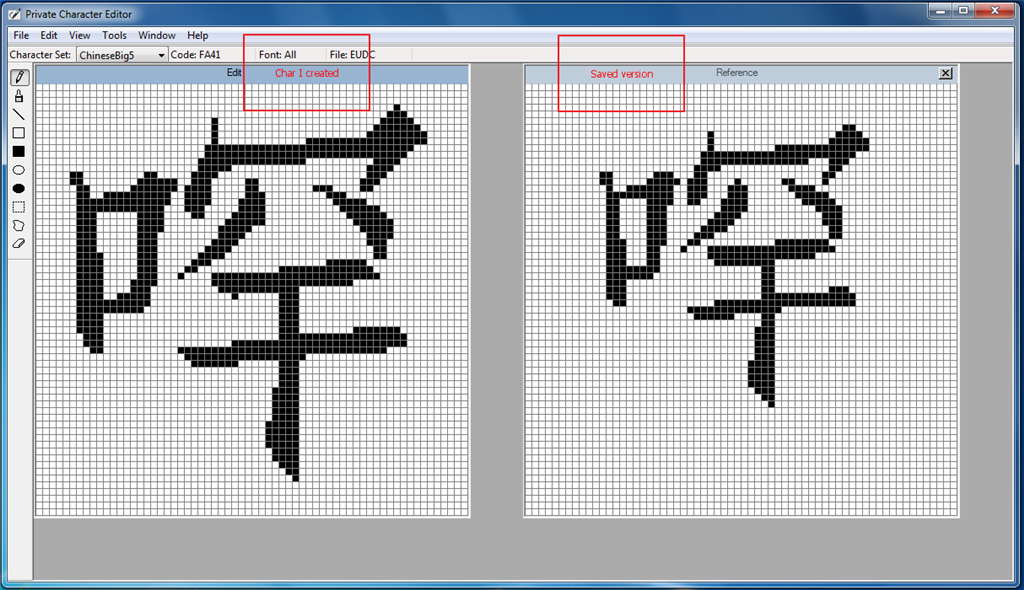 Private Character Editor creating Chinese character - Microsoft Q&A