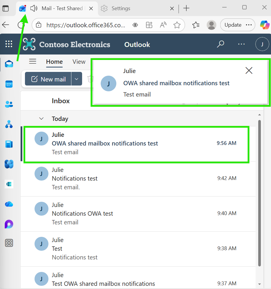 Outlook Web desktop notifications not working on Edge browser with ...
