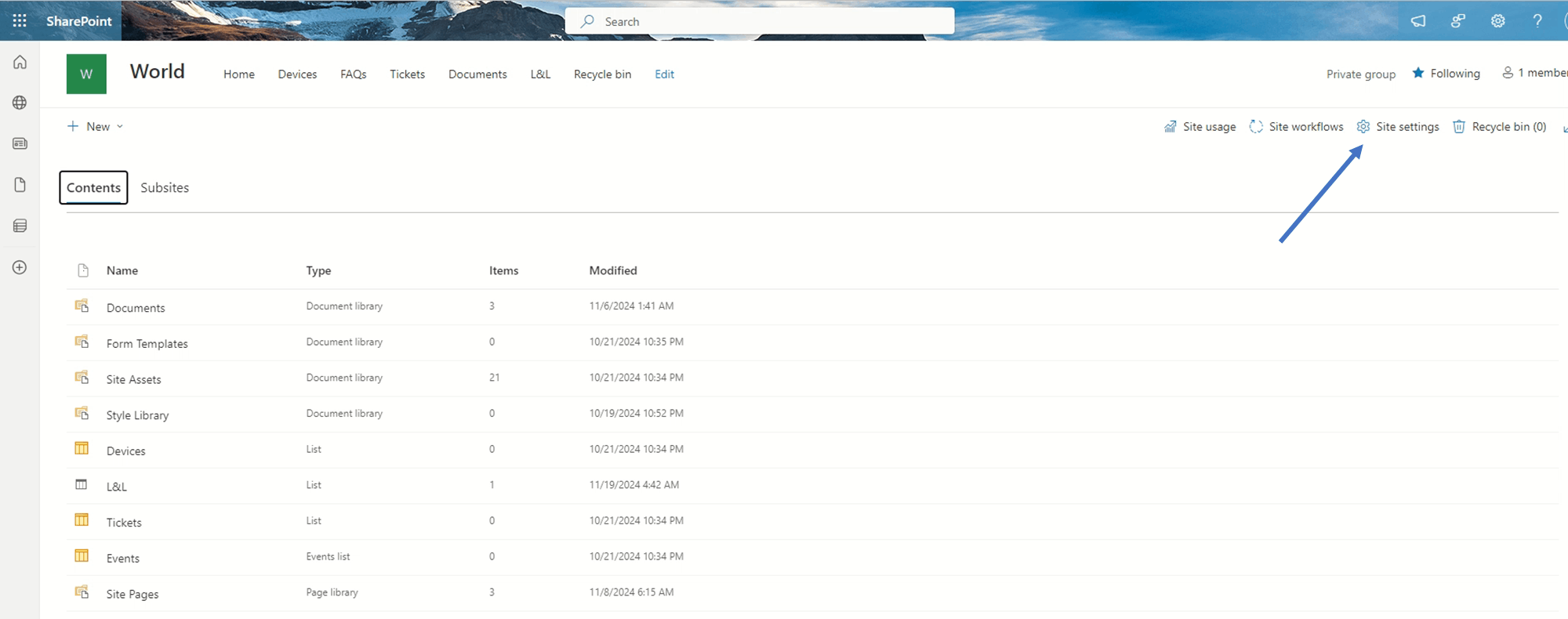 how to enable document ID feature services for the entire organization and all the team site ...