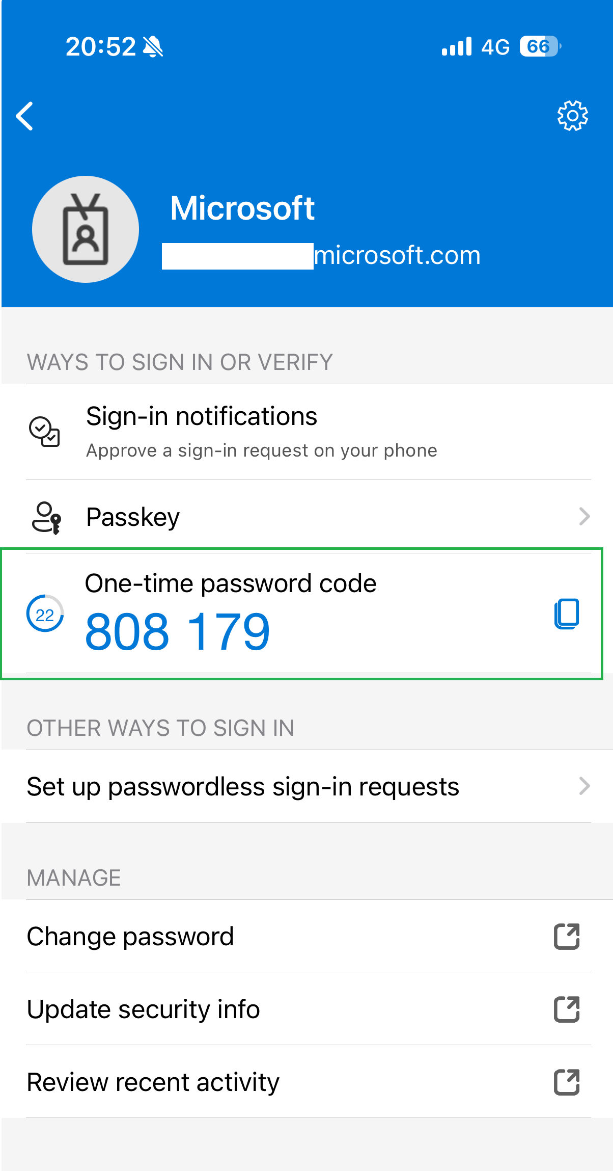 My Microsoft Authenticator App wont give me a code so I cannot access ...
