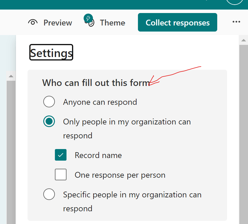 Microsoft Form- Cant add an answer or find it on Teams - Microsoft Q&A