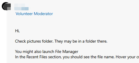 Where is the scans folder for windows 11 ? Why can't I drag & drop ...