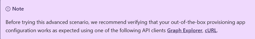 Provisioning for Custom user attributes using API driven provisioning ...