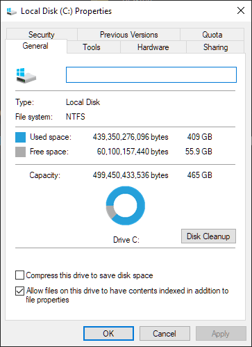The full capacity of my new SSD is unavailable, and it's not a ...