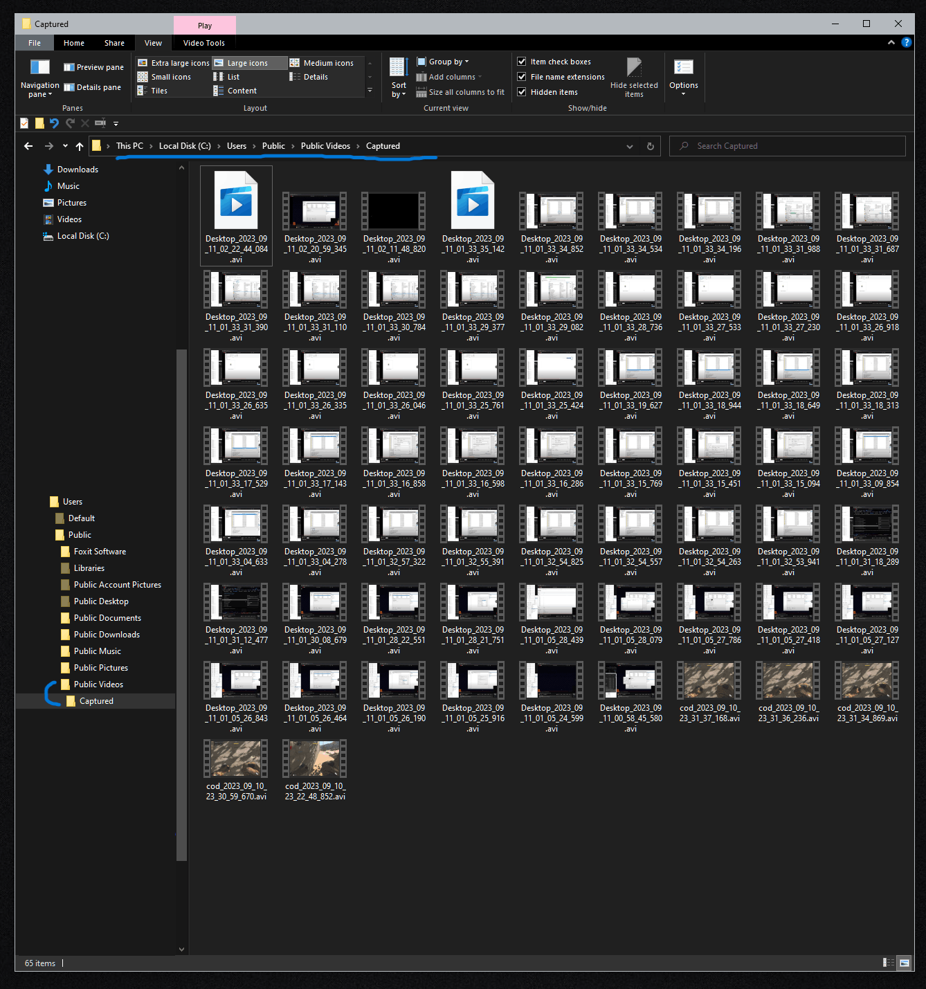 Has anyone had the issue with Avi files being randomly created and ...