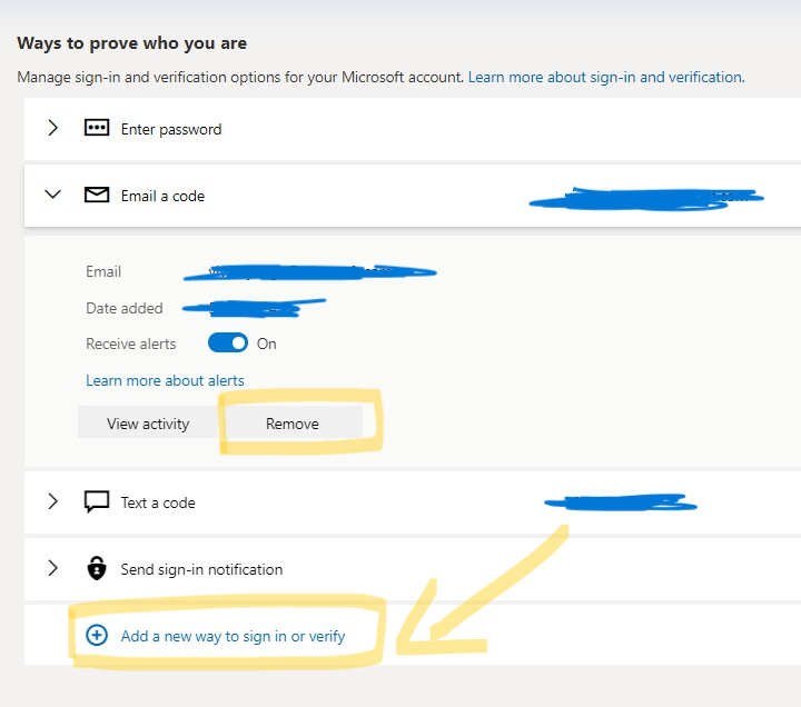 Alternate email - Microsoft Q&A
