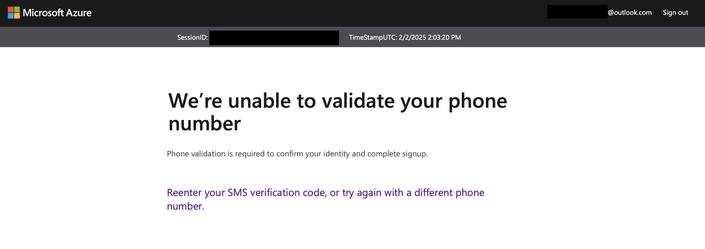 Not able to signup for an Azure student's account. - Microsoft Q&A