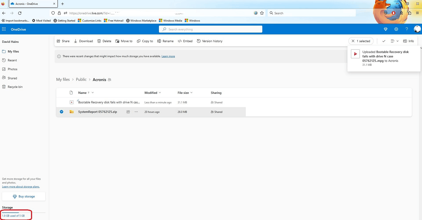 Upload of mp4 video to Onedrive fails unusually - Microsoft Q&A