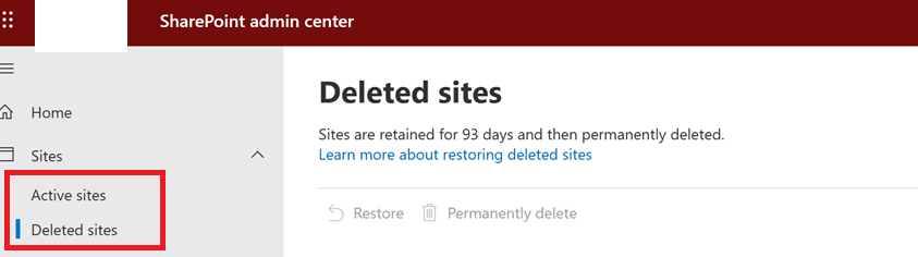 How do I find a site on SharePoint that I created but has disappeared - Microsoft Q&A