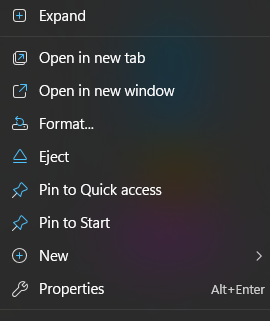 how to wipe a usb memory stick? - Microsoft Q&A