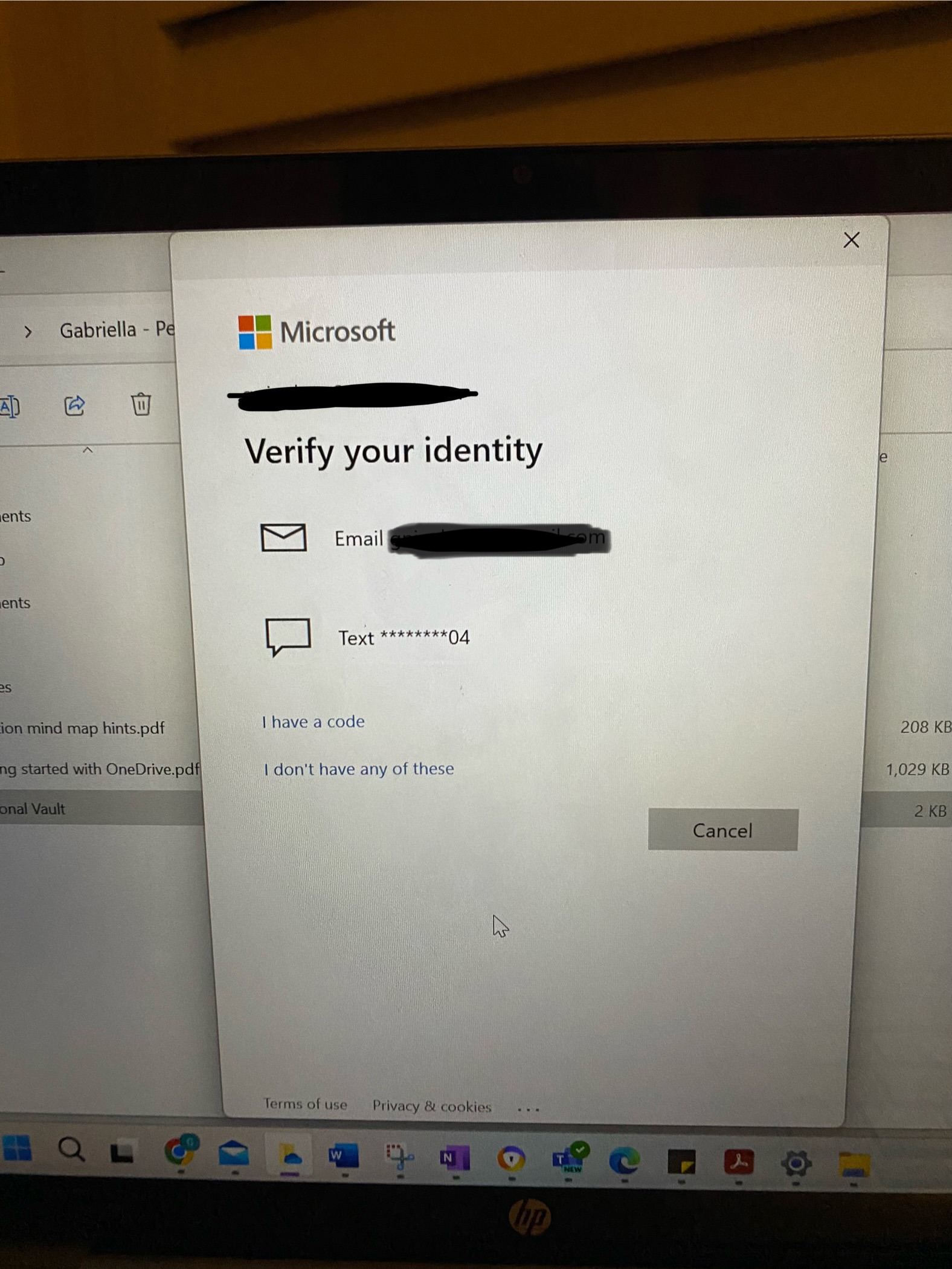 How can I sign into OneDrive Personal Vault with a Password ...