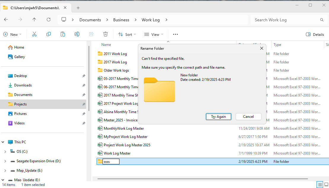 Interrupted Action Error - File Explorer - Windows 11 - Microsoft Q&A