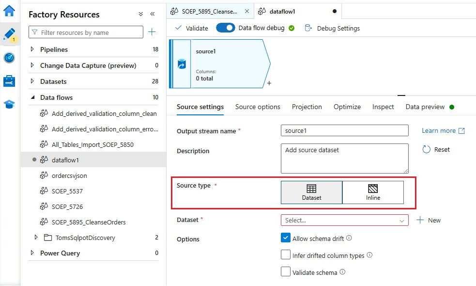 Use data set from one data flow as source in another data flow - Microsoft Q&A