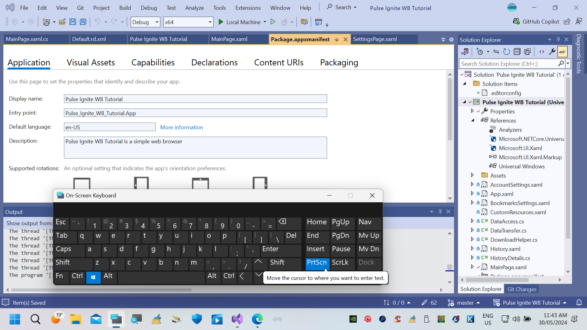 I Only Have 1 Problem With My Uwp Web Browser App I Have This Message That Pops Up Every Time I