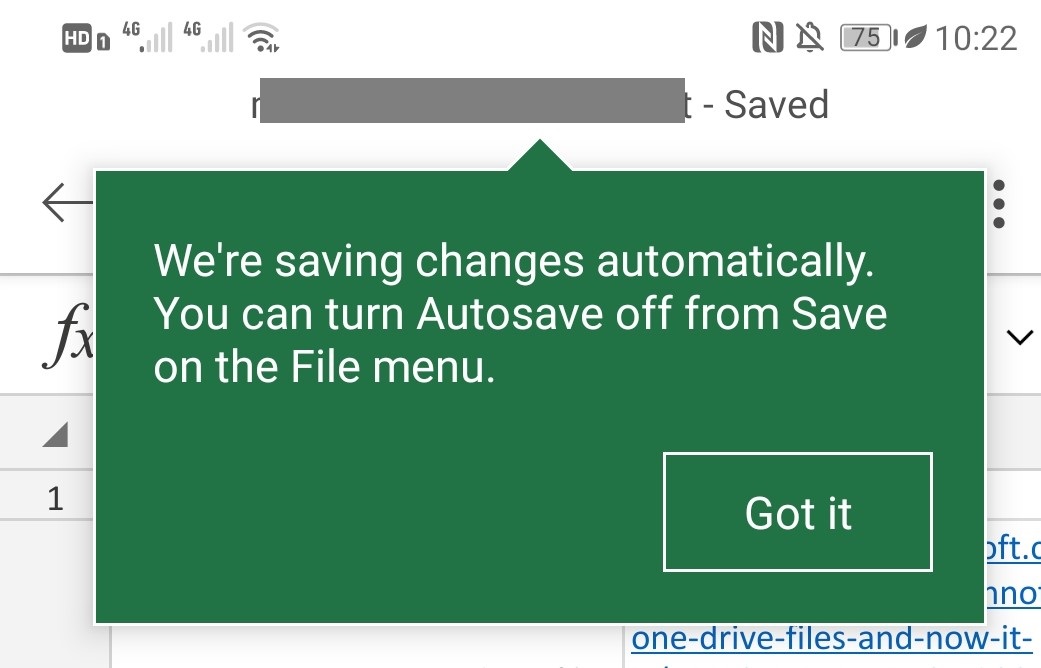 Disable Autosave - Microsoft Q&A
