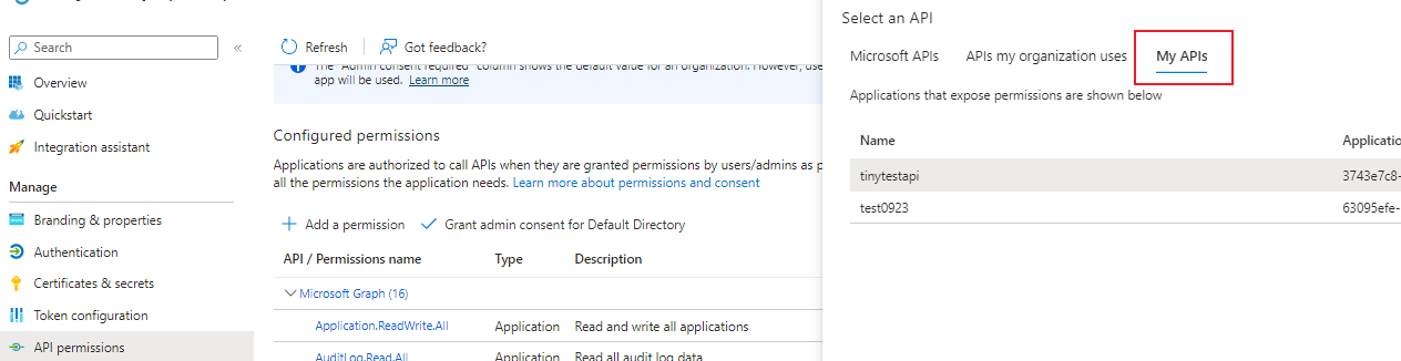 Bearer was not authenticated. - Microsoft Q&A