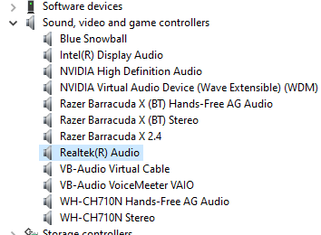 Realtek audio driver does not work anymore on my windows 10 - Microsoft Q&A