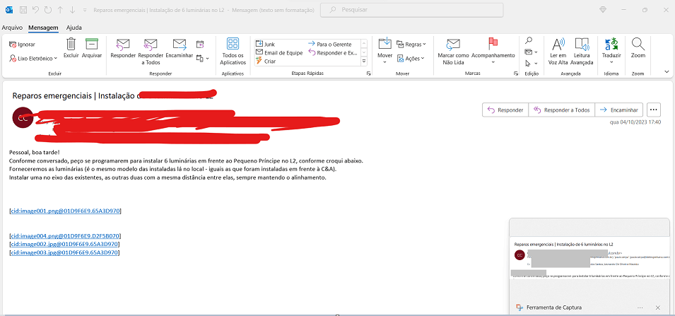 Imagens nao aparecem no corpo do email - cid:images - Microsoft Q&A