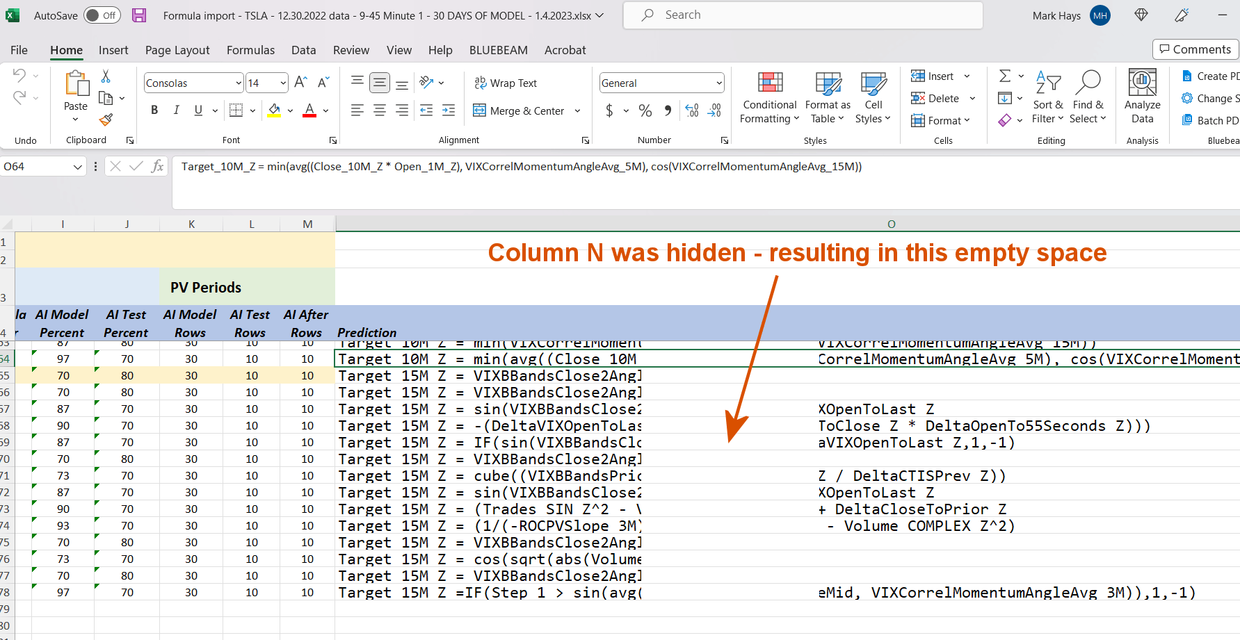 Cell selection and screen update problem in Excel - Microsoft Q&A