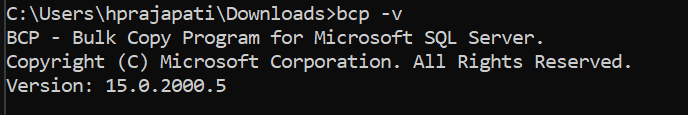 Issue with Bulk import using BCP with data file name consisting non ... Issue with Bulk import using BCP with data file name consisting non ...